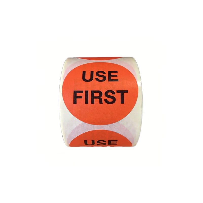 Use First Dots Orange 50mm Circle